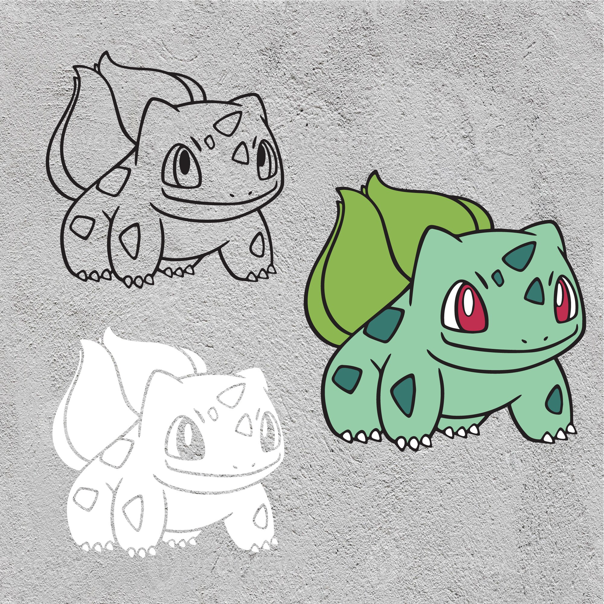 Bulbasaur SVG EPS PNG, Bulbasaur Svg, Pokemon Svg - Etsy