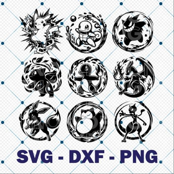 Pokemonsvg - Etsy