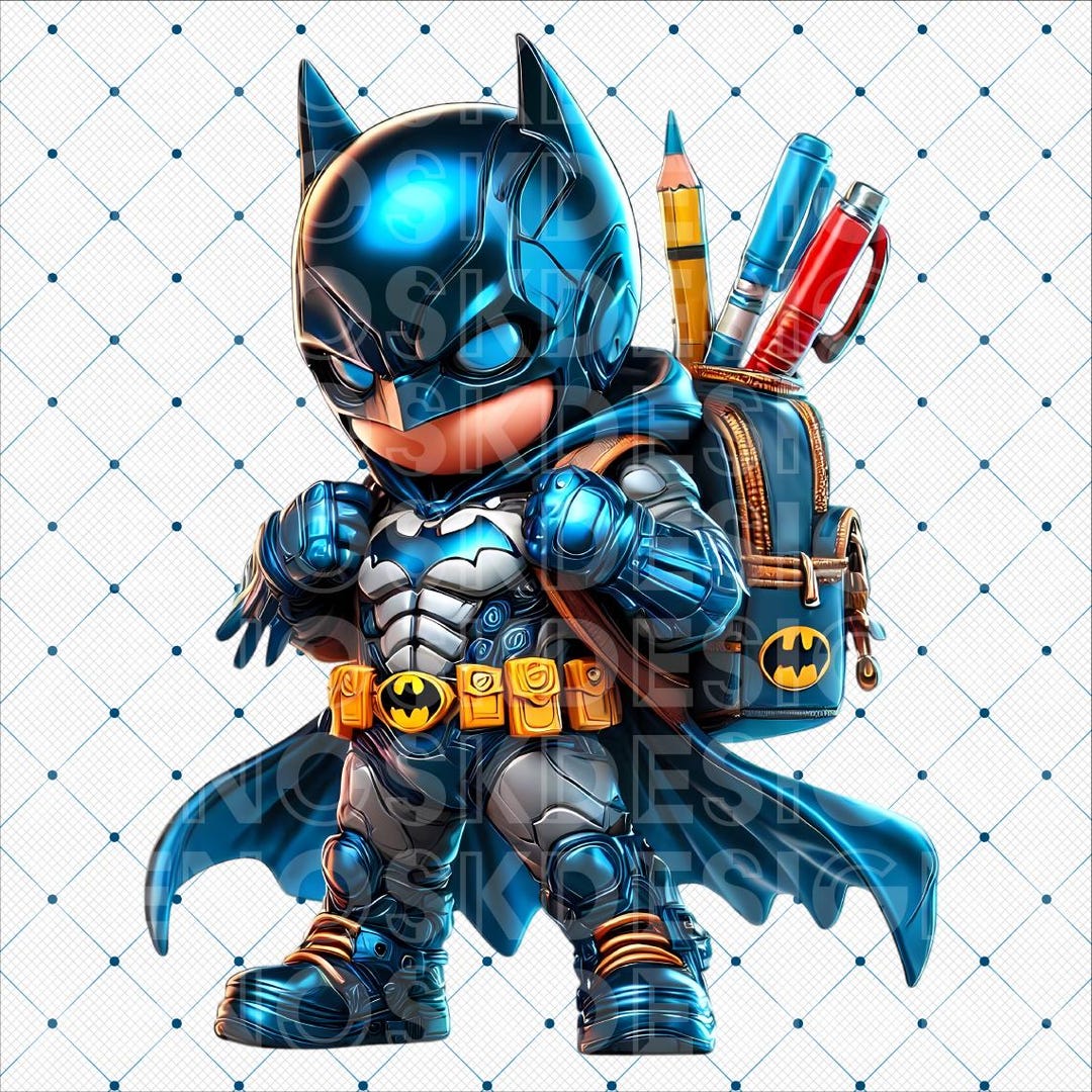 Back to School Superhero PNG, Superhero Clipart, School Theme PNG, Kids ...