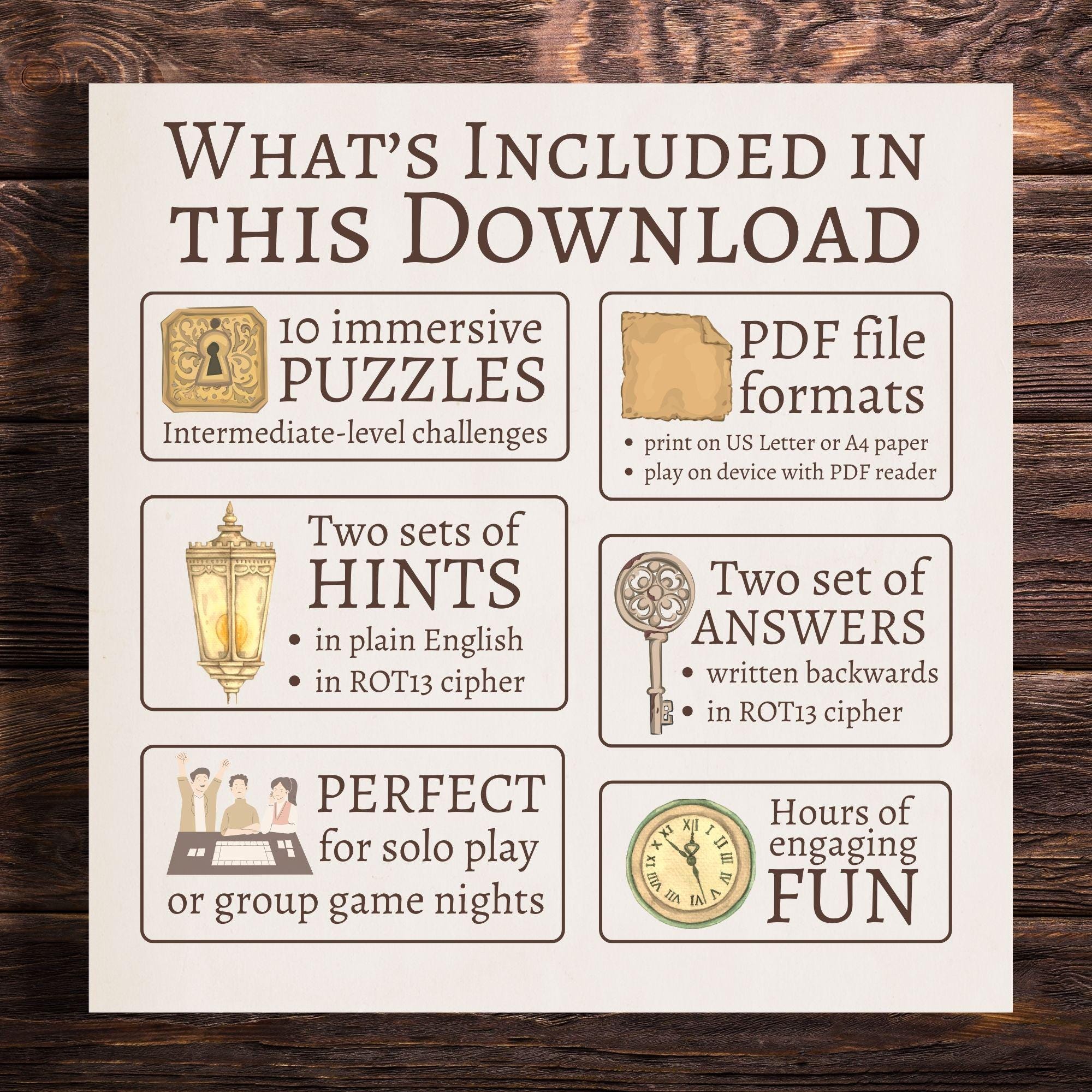 Printable Escape Room Game: the Family Heirloom Puzzle Hunt (PDF) - Etsy