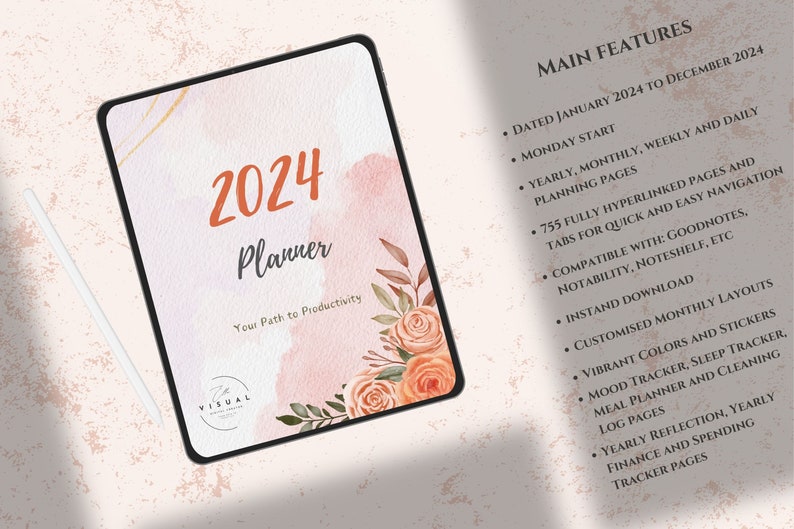 2024 Digital Planner for Goodnotes/notability Your Ultimate Interactive ...