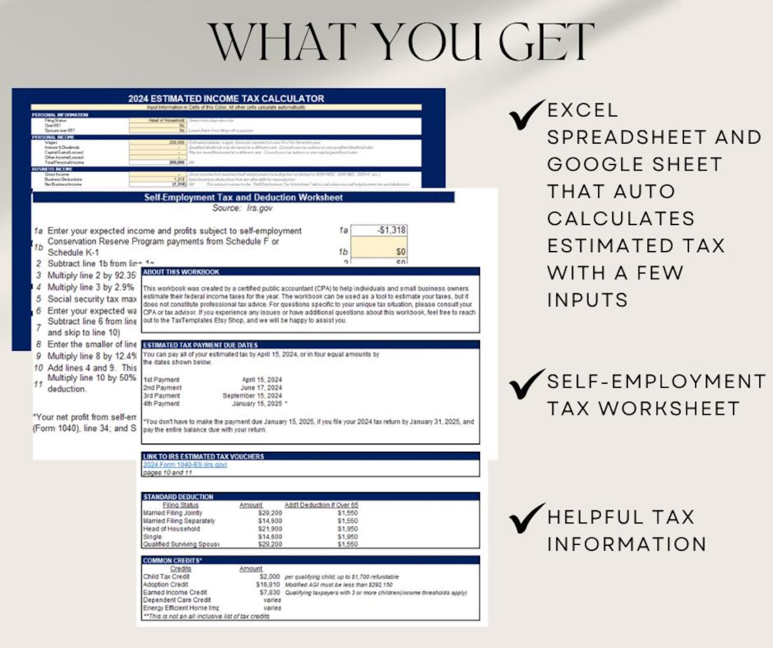 2025 Federal & State Income Tax Calculator | Income Tax Template ...