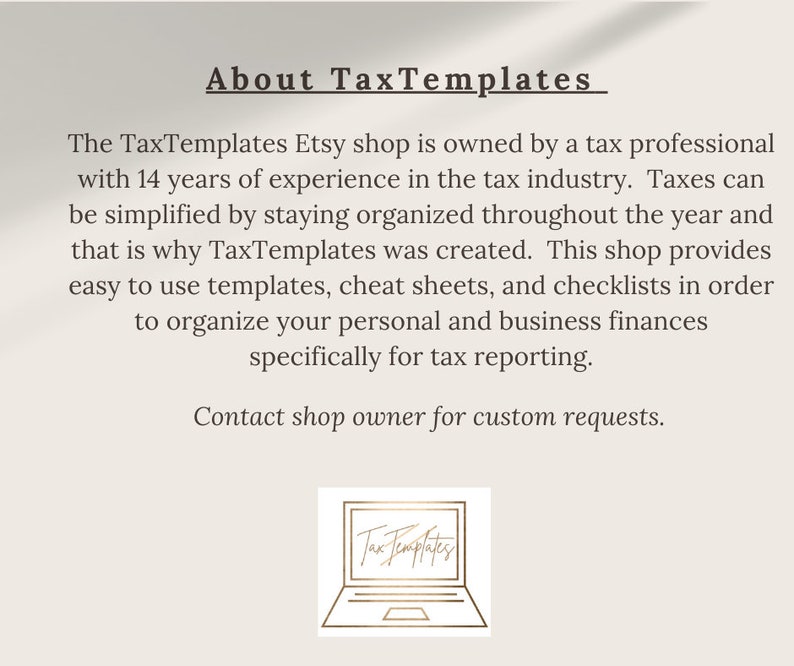 Bookkeeping and Tax Worksheets | Entire Shop Access | Bookkeeping ...