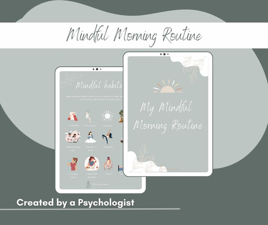 My Mindful Morning Routine - Etsy
