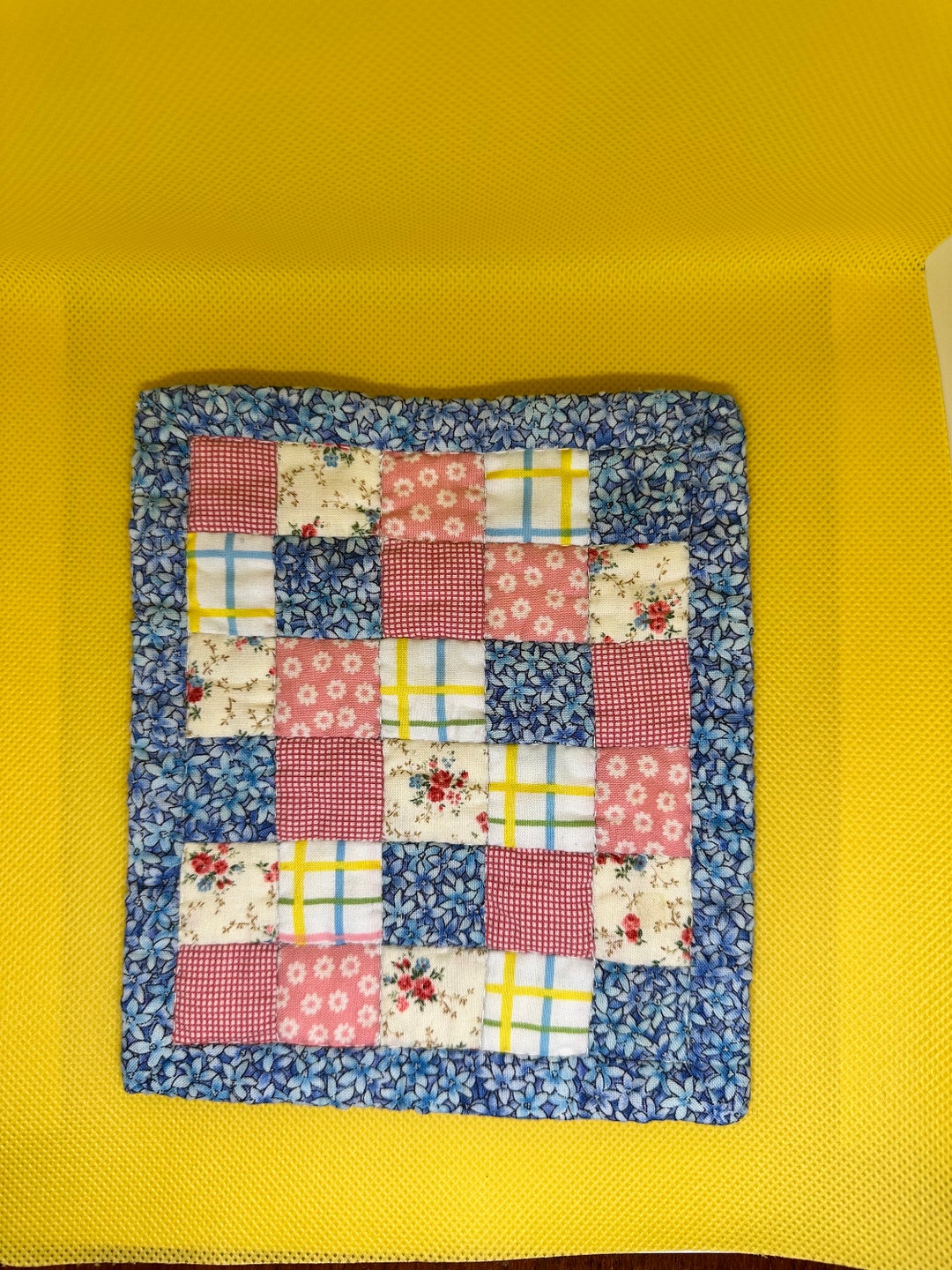 Little Single Dollhouse Bed Charm Quilt - Etsy