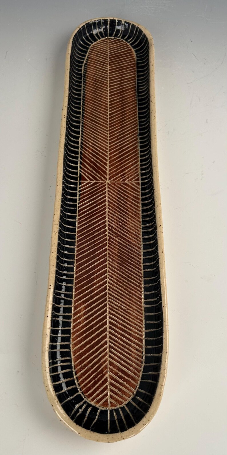 Stoneware Ceramic Platter, Serving Tray ,snack Tray, Handmade, Rustic ...