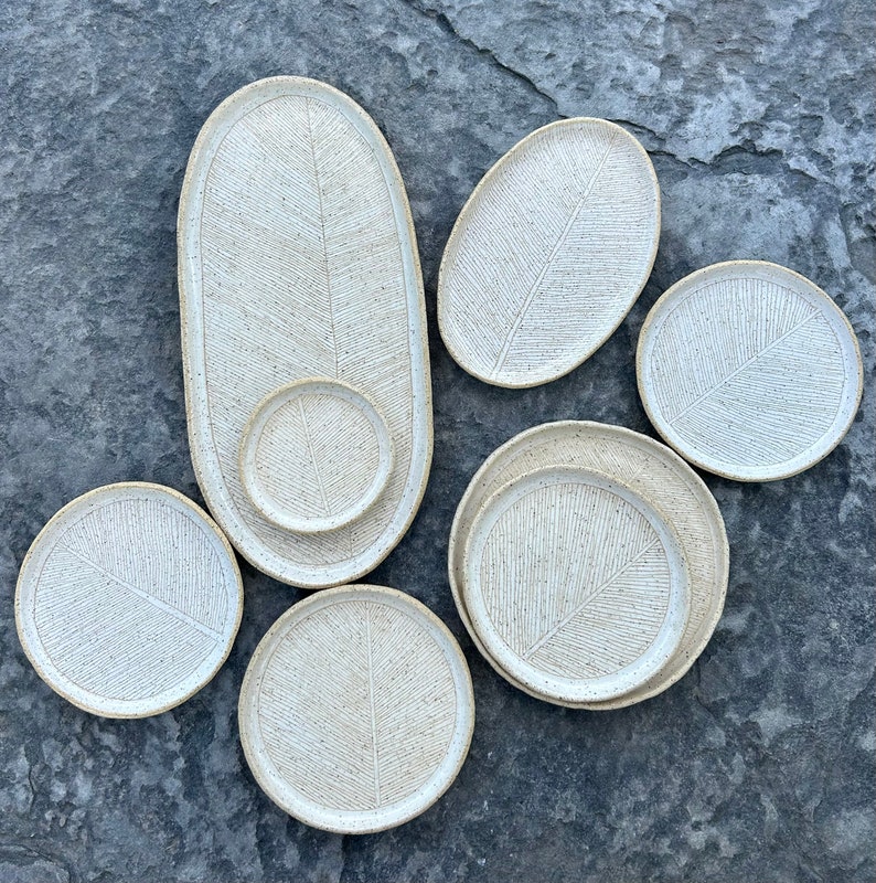 Exclusive Stoneware Ceramic Platter,serving Tray Handmade, Rustic ...