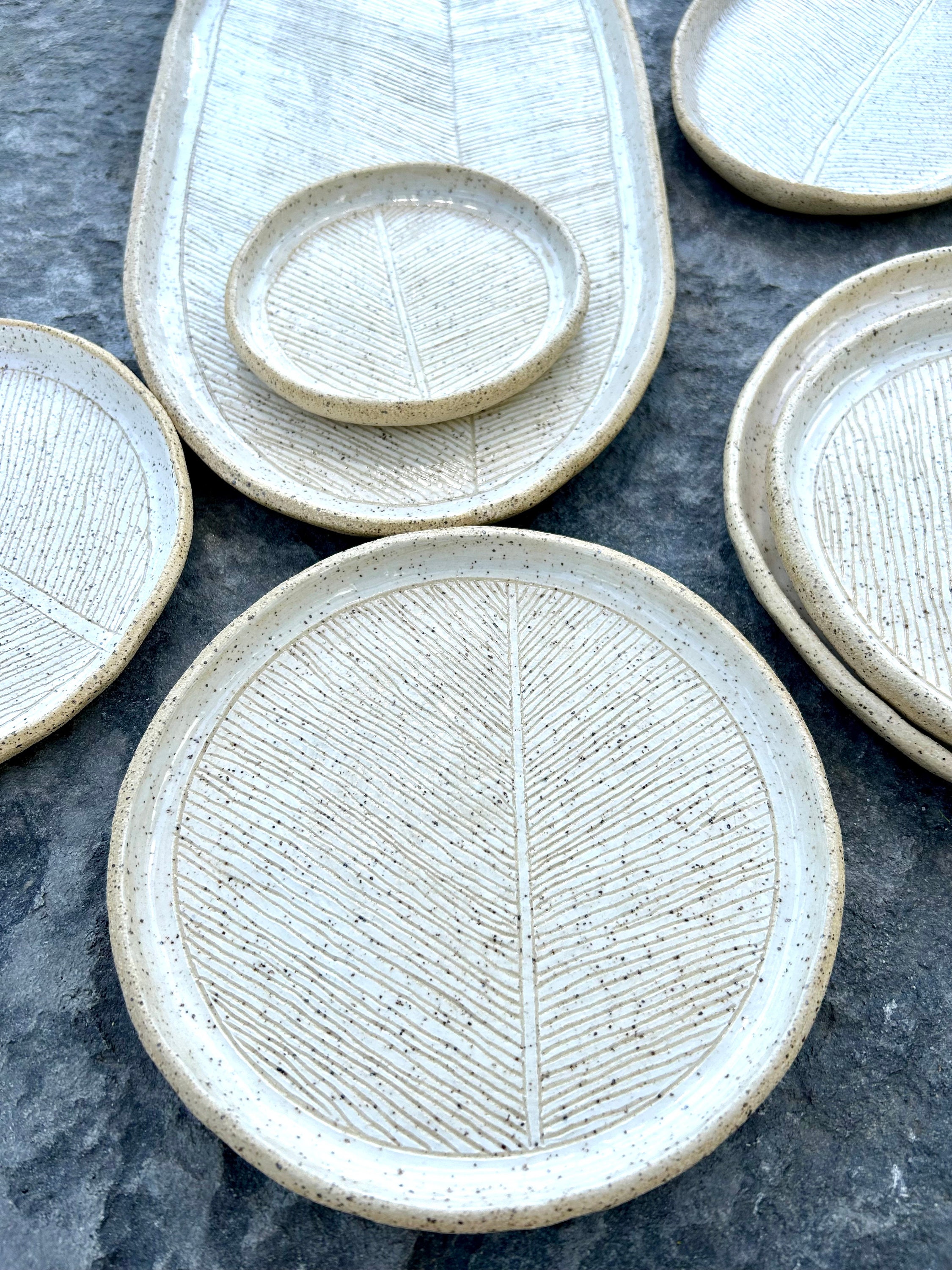 Exclusive Stoneware Ceramic Platter,serving Tray Handmade, Rustic ...
