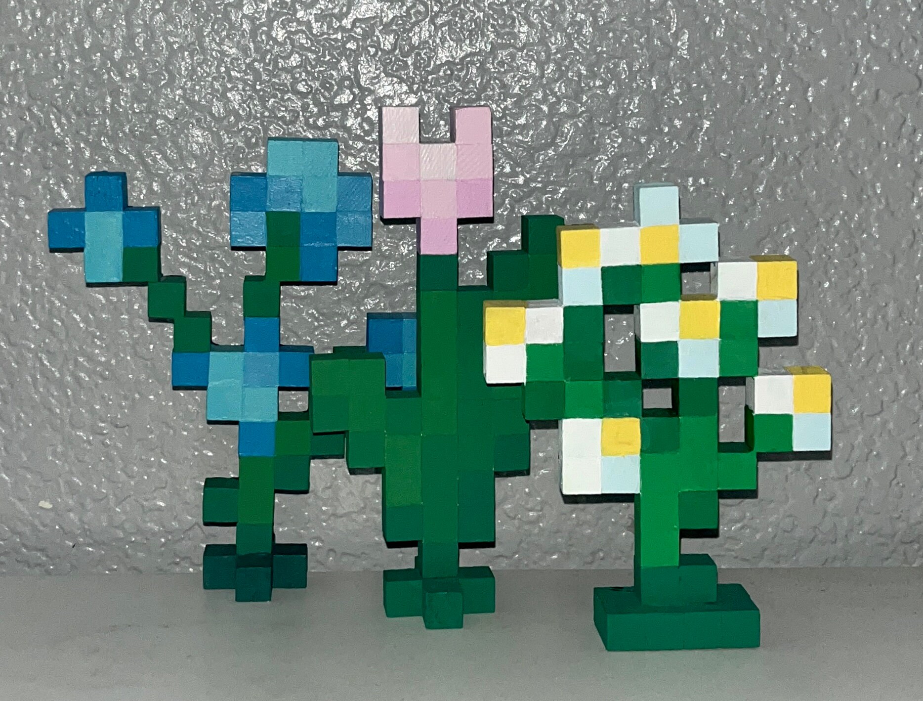 Minecraft Flower Set - Etsy