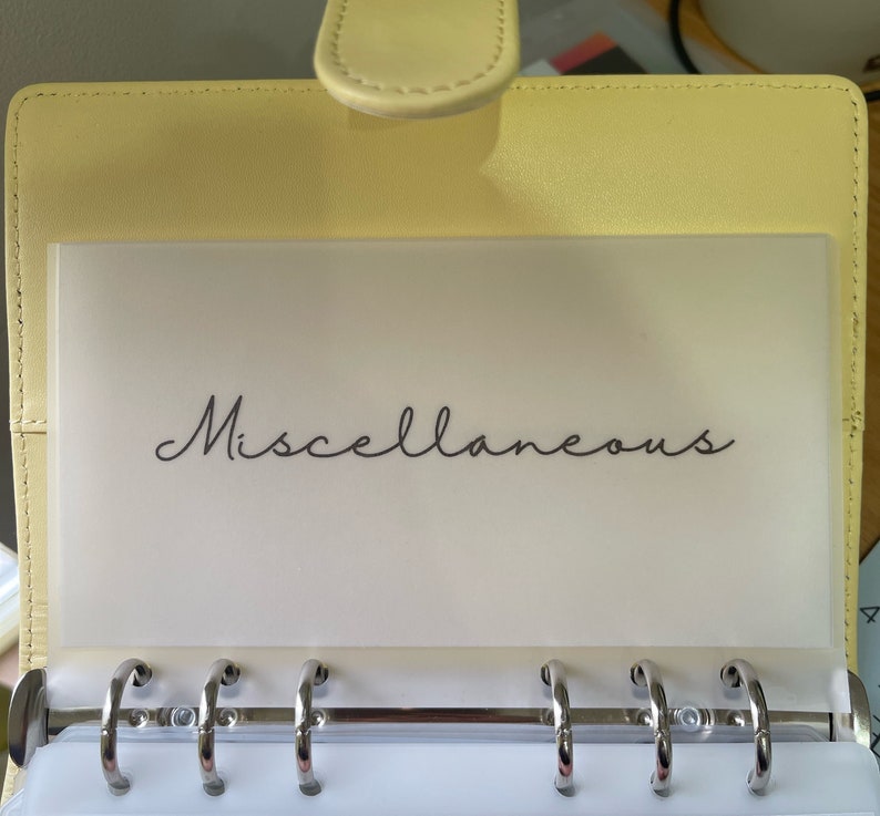 Personalized A6 Budget Binder for Cash Stuffing - Etsy