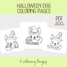 15 Cute Halloween Dog Coloring Pages for Kids Printable Coloring Pages ...