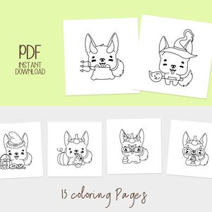 15 Cute Halloween Dog Coloring Pages for Kids Printable Coloring Pages ...