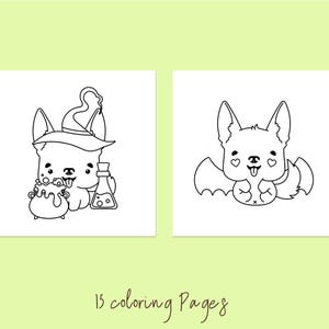 15 Cute Halloween Dog Coloring Pages for Kids Printable Coloring Pages ...