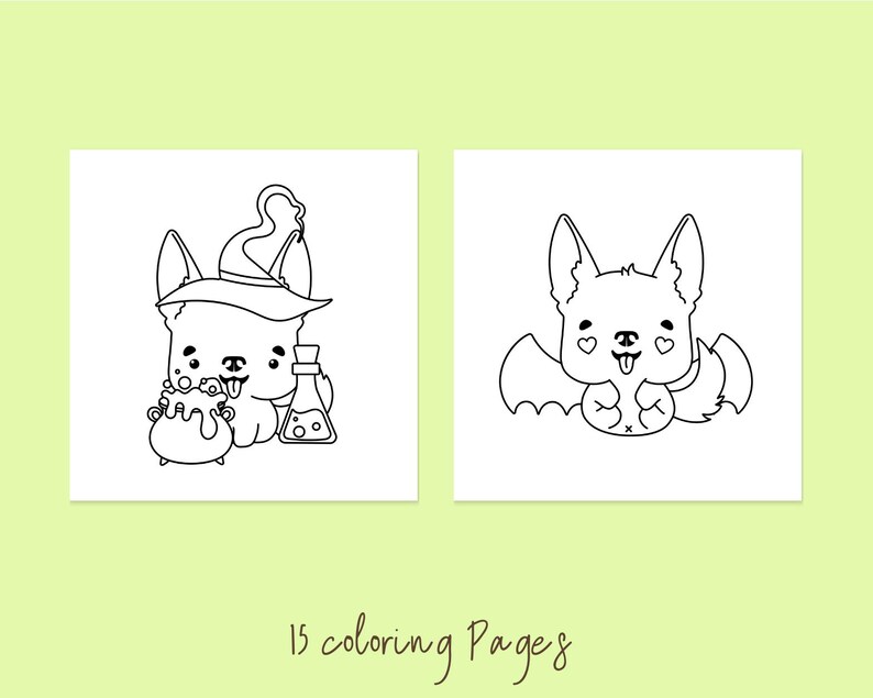 15 Cute Halloween Dog Coloring Pages for Kids Printable Coloring Pages ...