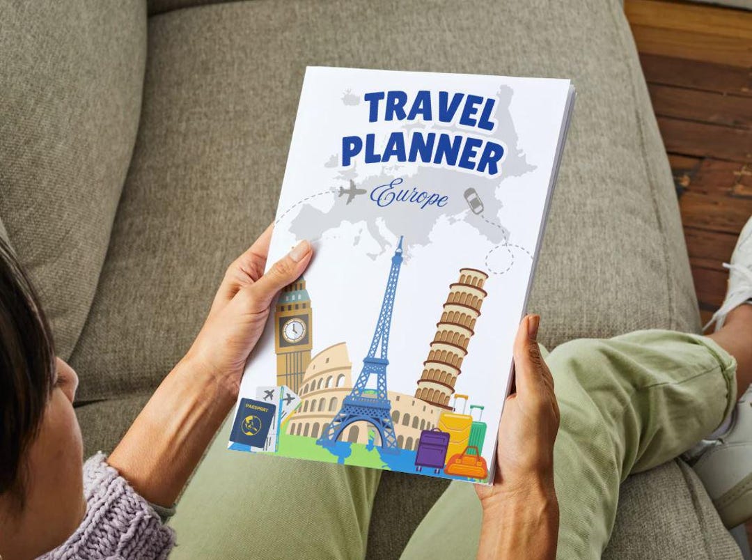 Europe Travel Planner Printable – 20+ Page Trip Journal for European ...