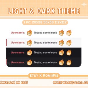 Cute Cat Loaf Twitch Emote Kawaii Cat Emote Cafe and Bread Theme ...