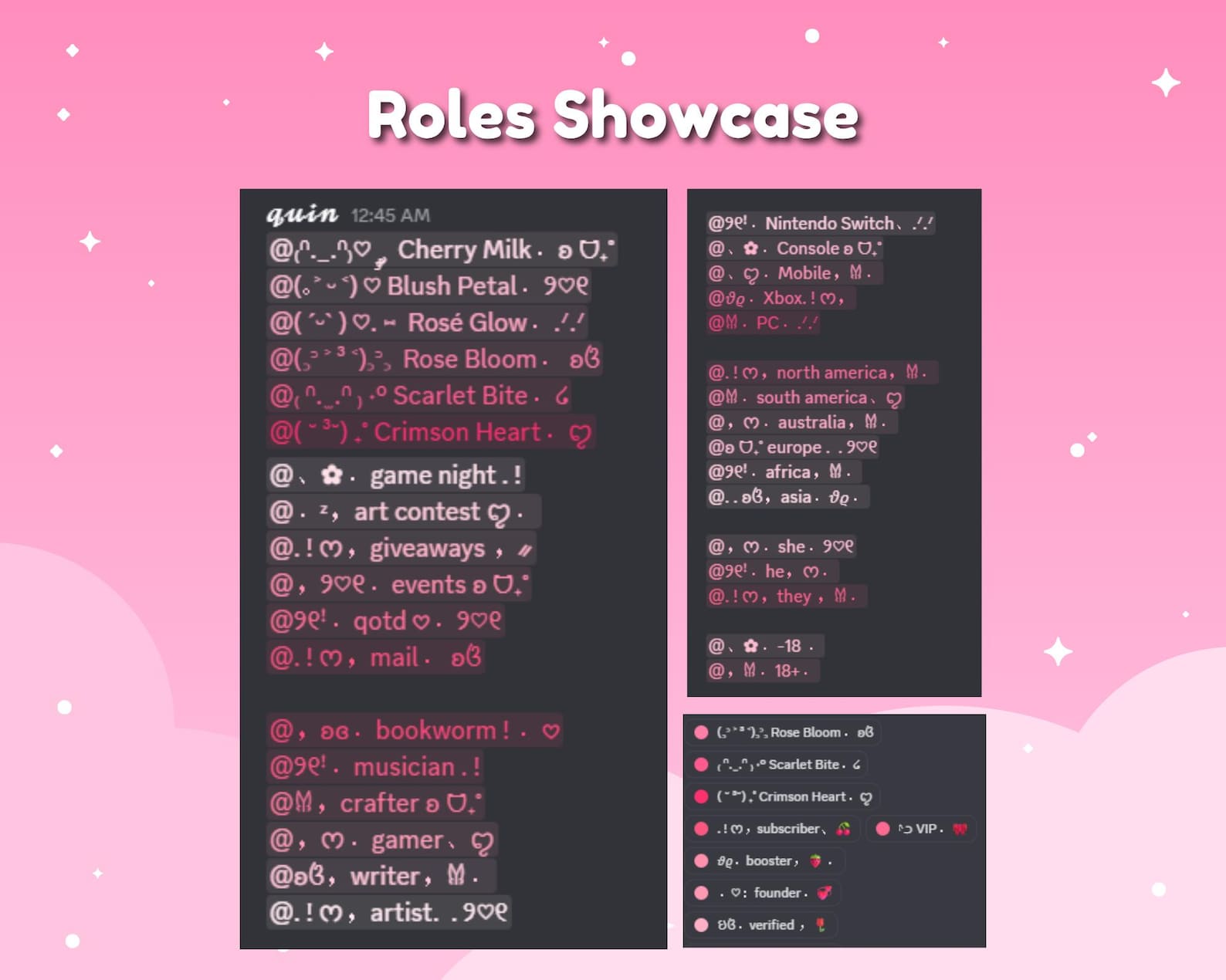 Sakura Discord Server Template Cherry Blossom Aesthetic Pink Community ...