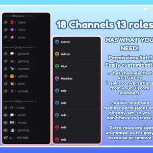 Simple Discord Server Template Ready to Use Minimalist Server Setup for ...