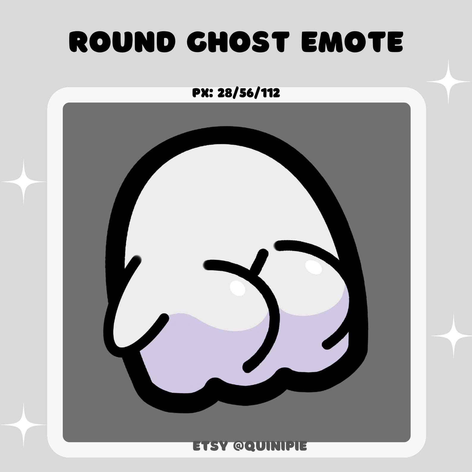 Animated Ghost Emote Funny Meme Emotes for Twitch Cute Halloween Spooky ...