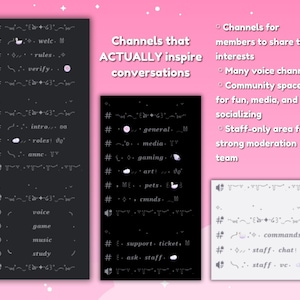 Pastel Discord Template Cute Cozy Community Discord Server Streamers ...
