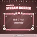 Cute Webcam Border Pink Stream Overlay Sakura Camera Frame Vtuber ...