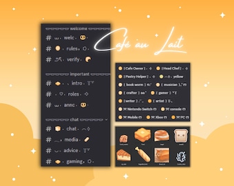 Cozy Discord Server Template Cafe Theme Discord Template Aesthetic ...