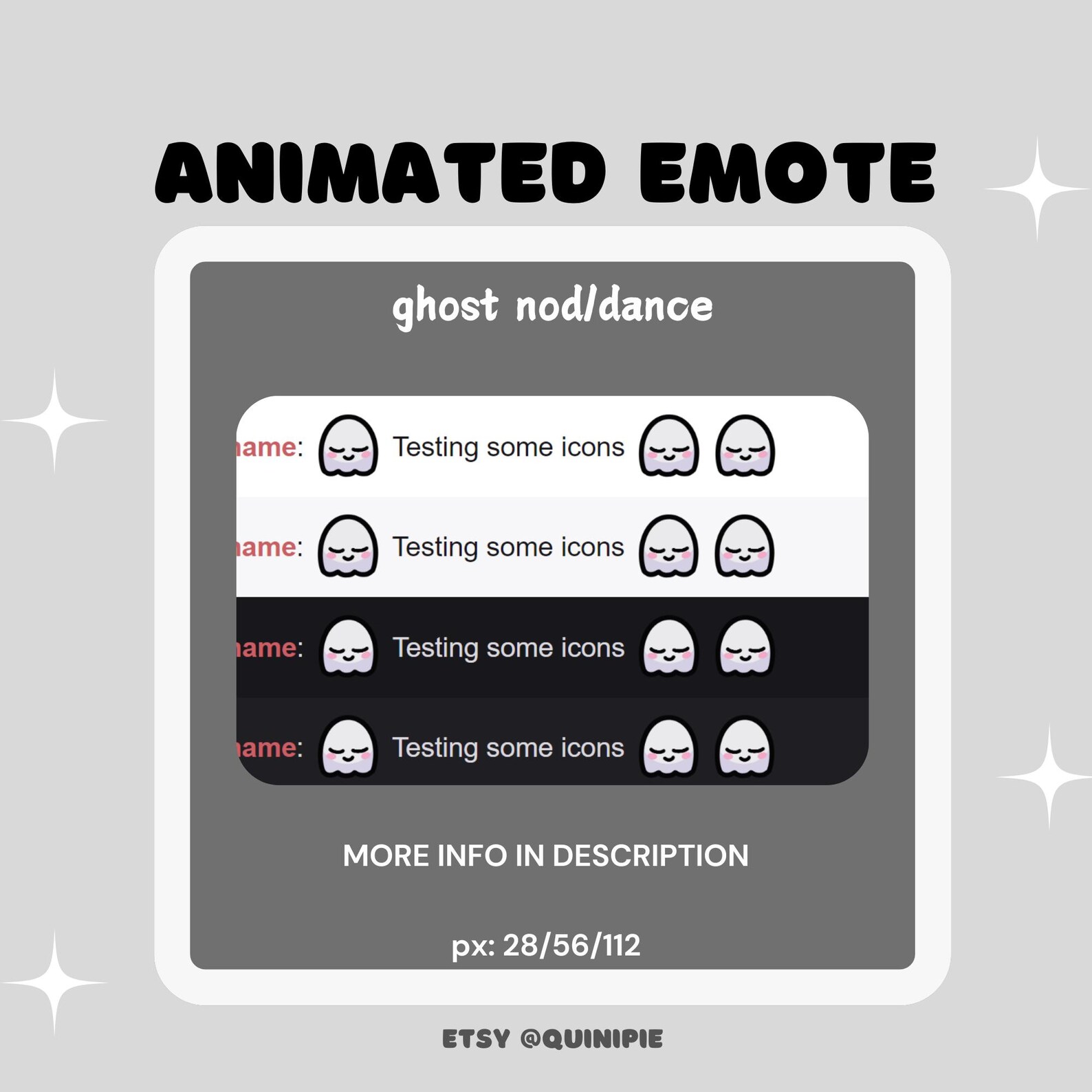 Animated Ghost Emote Animated Twitch Emotes Animated Gif for Twitch ...