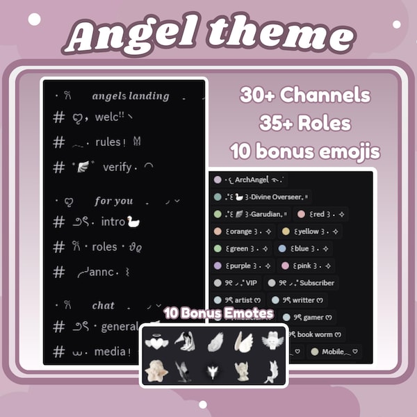 Discord Server Template - Etsy