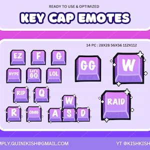 Key Cap Twitch Emotes - Etsy