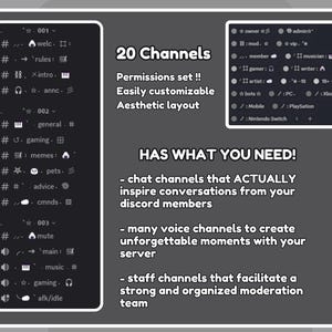 Aesthetic Discord Server Template Alternative Goth Y2K Rock Star Grunge ...