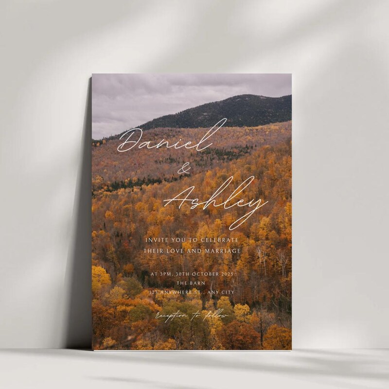 Fall Forest Wedding - Etsy