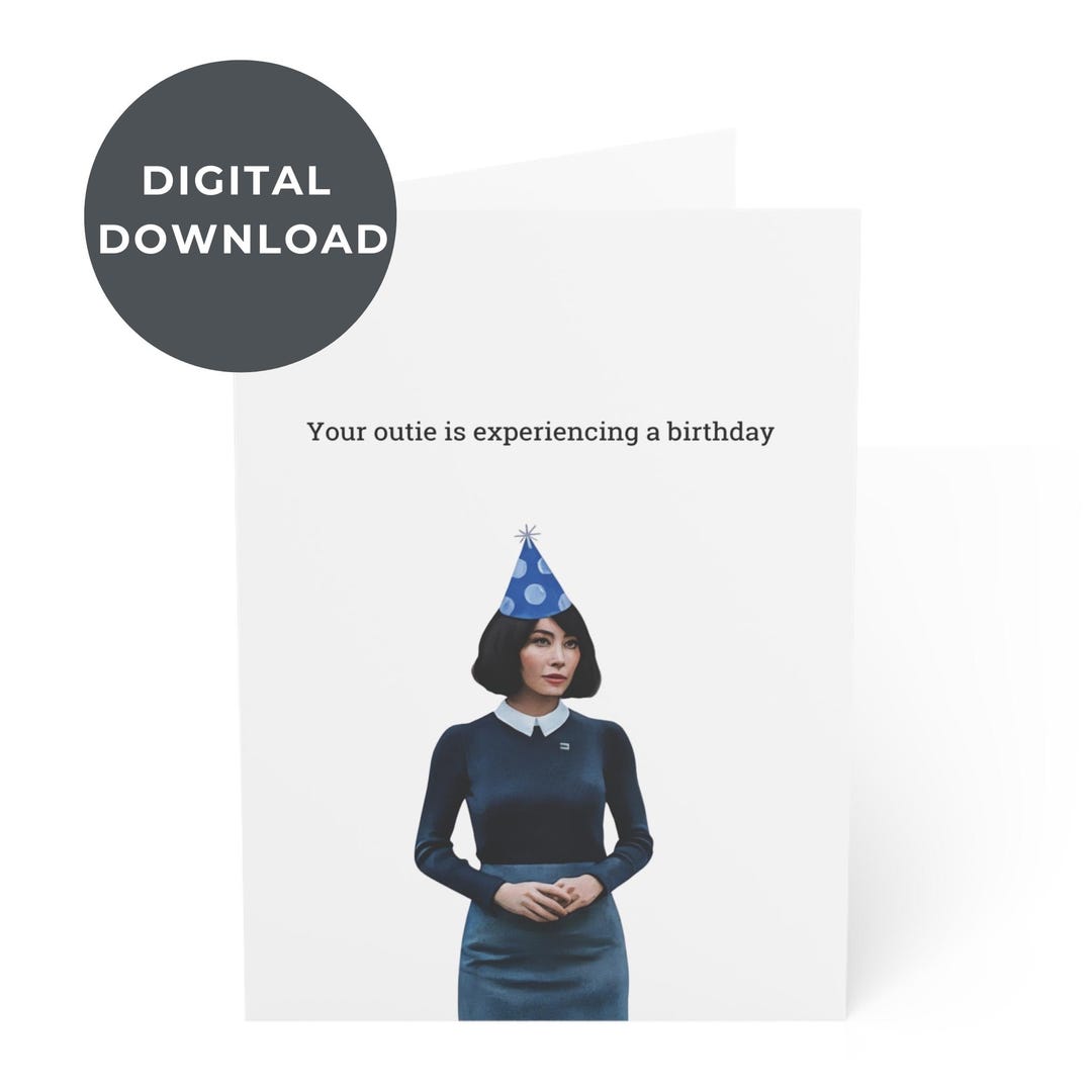 Printable Severance Birthday Card, Ms. Casey, Greeting Cards, Digital ...