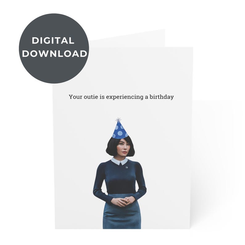 Printable Severance Birthday Card, Ms. Casey, Greeting Cards, Digital ...