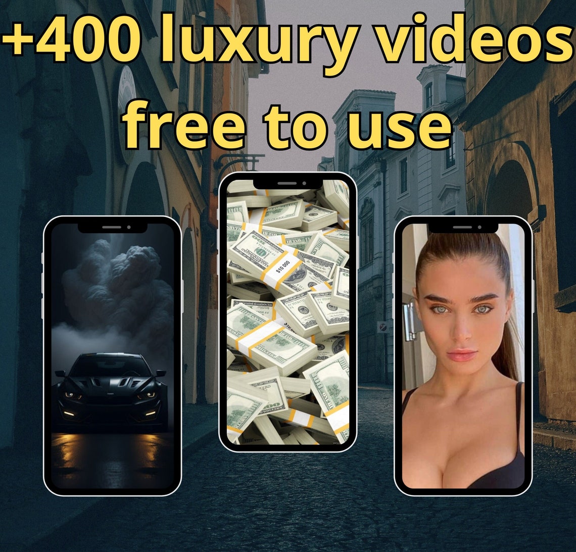 400 Luxury Video FREE to Use Luxury Car Reels Instagram Templates ...