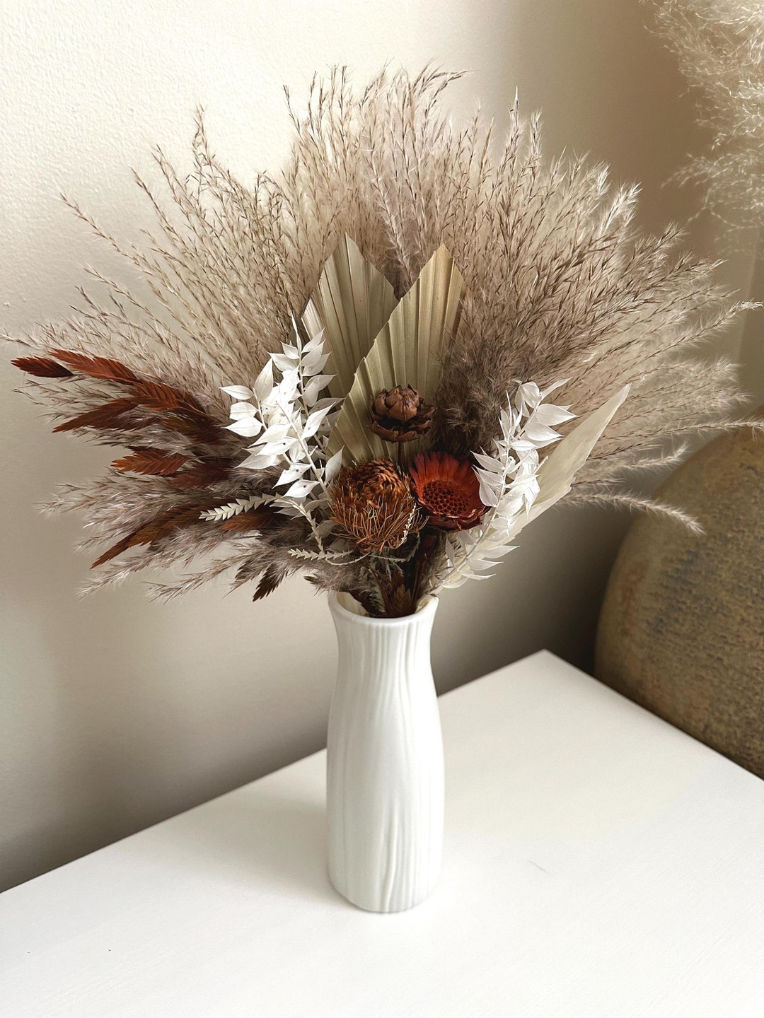 Dried Flowers Arrangements, Boho Winter Bouquets, Dry Wildflower ...