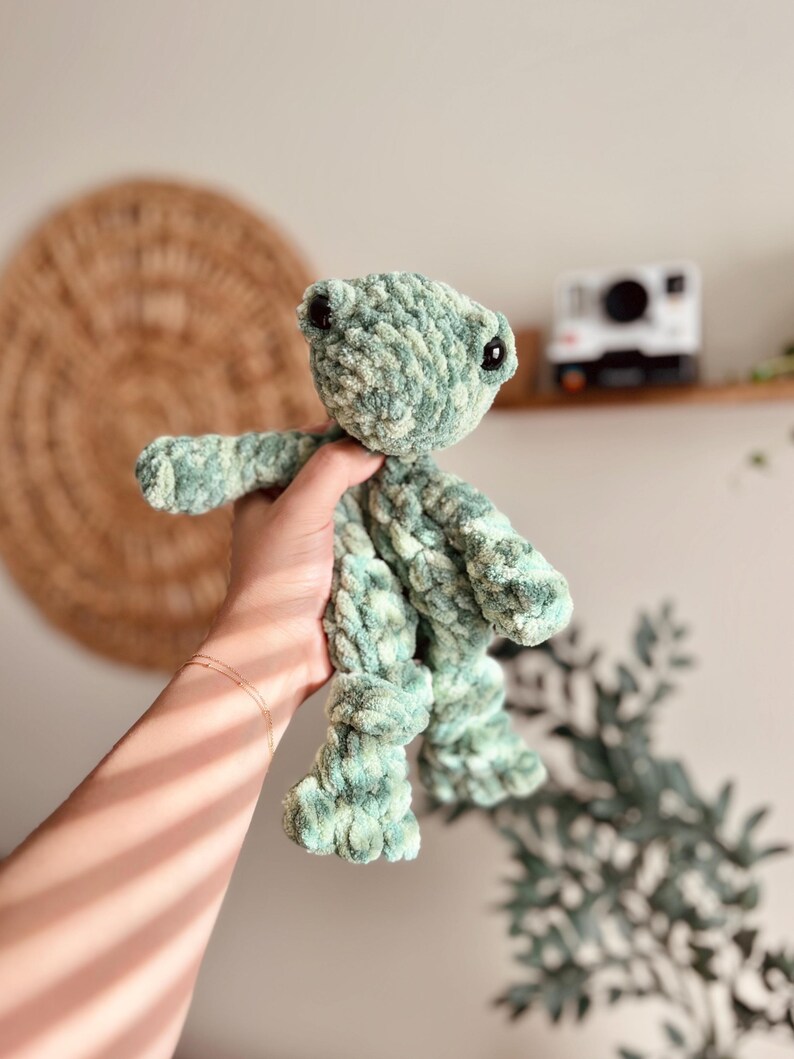 Crochet Frog Lovey | Cute Gift Idea, Kids, Handmade, Ready to Ship ...