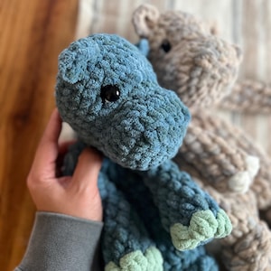 Crochet Hippo Lovey | Hippopotamus, Christmas Gift, Birthday Gift, Cute ...