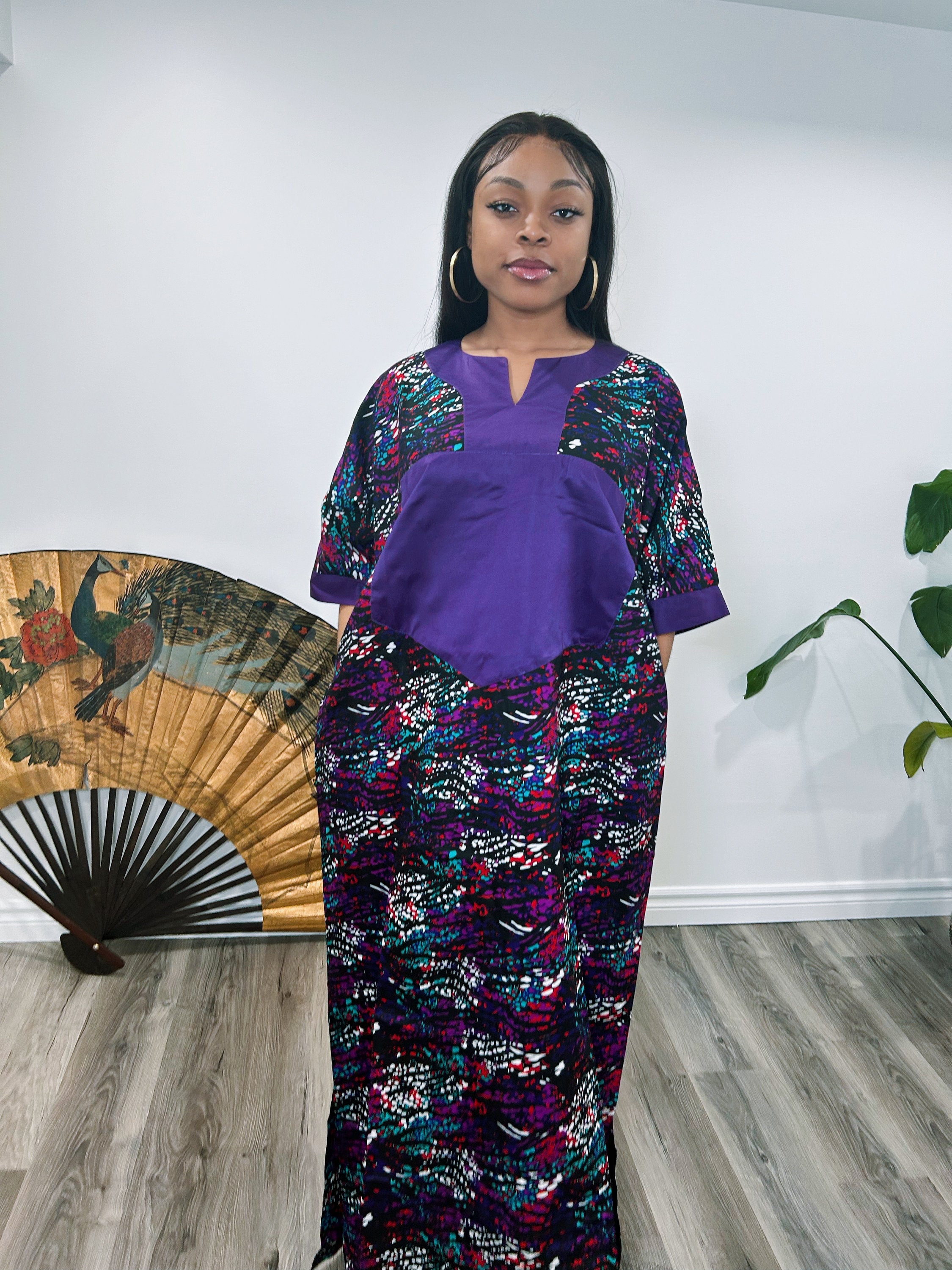 Handmade, Nigerian, High Fashion, Bubu Dress, Ankara Fabric, Cultural ...