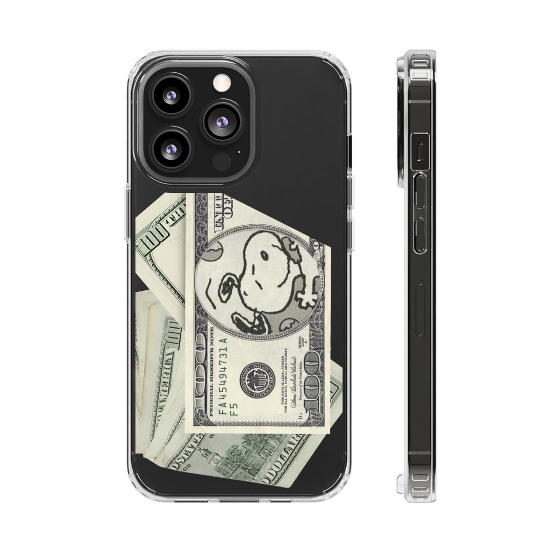 President Snoopy in 100 Dollar Bill Clear iPhone Case - Etsy
