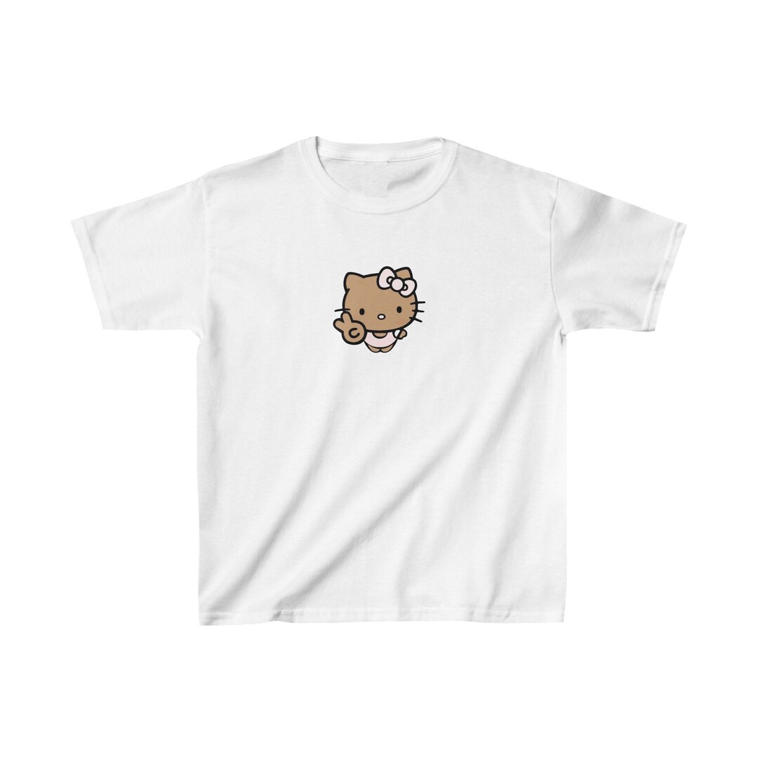 Hawaii Hello Kitty Peace Sign Graphic Cotton Baby Tee - Etsy