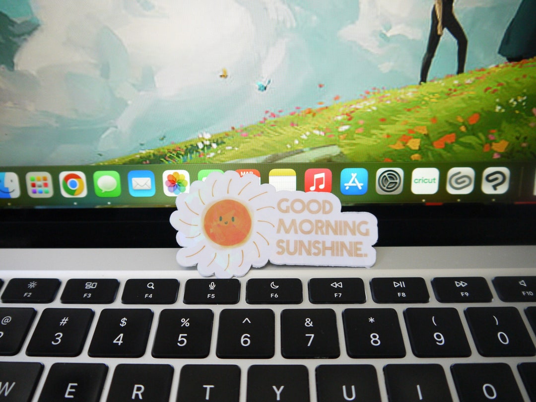 Good Morning Sunshine Sticker, Sunshine Sticker, Holographic Sticker ...