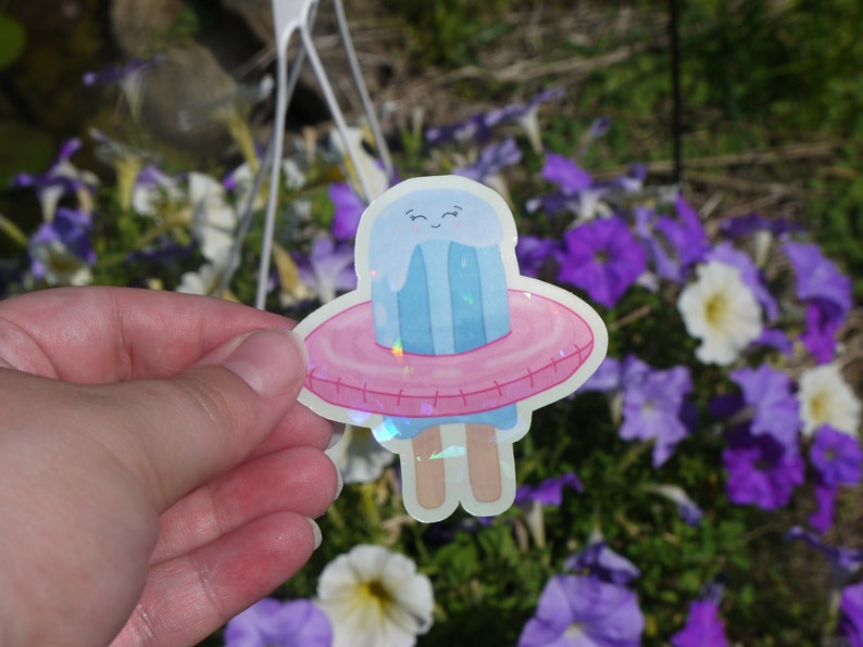 Kawaii Summer Popsicle Sticker, Summer Sticker, Popsicle Sticker, Phone ...