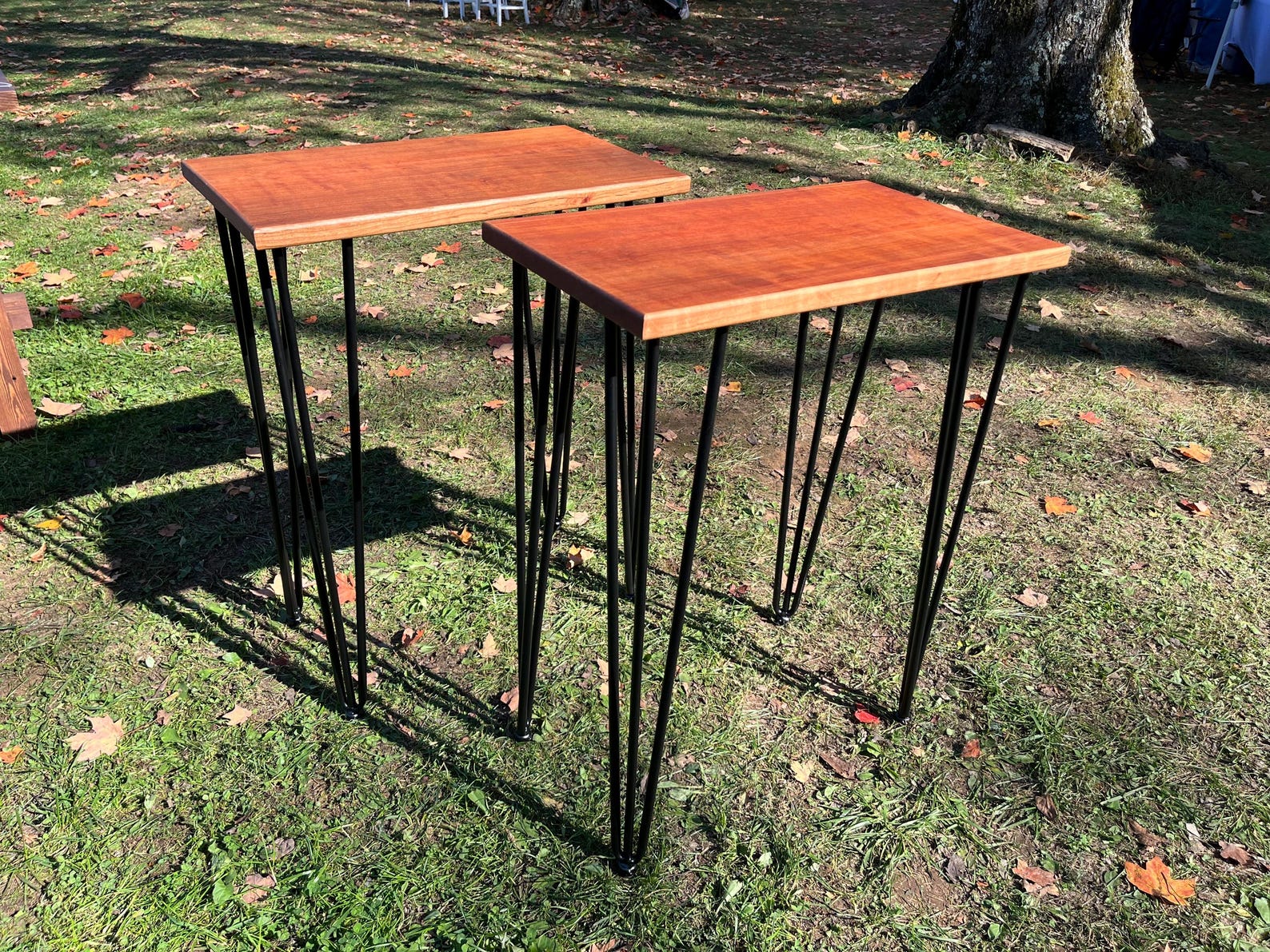 Cherry Side Tables, Side Table, Wooden Table, Bedside Table, Small End ...