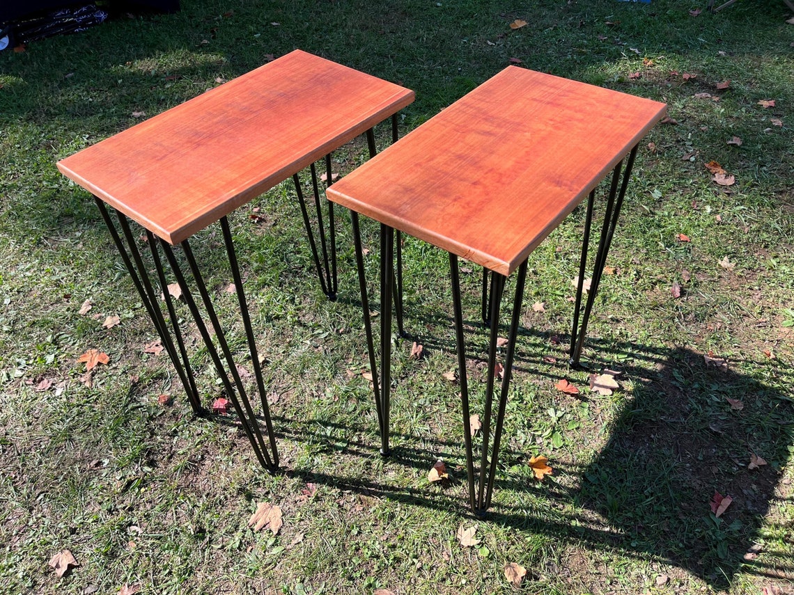 Cherry Side Tables, Side Table, Wooden Table, Bedside Table, Small End ...