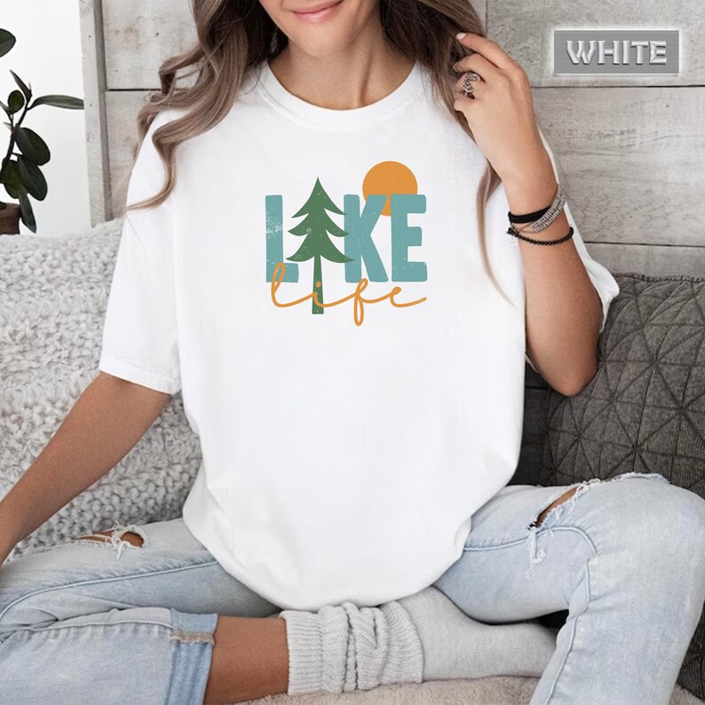Lake Life Shirt, Summer Shirt, Beach Shirt, Lake Lover Gift, Lake Shirt ...