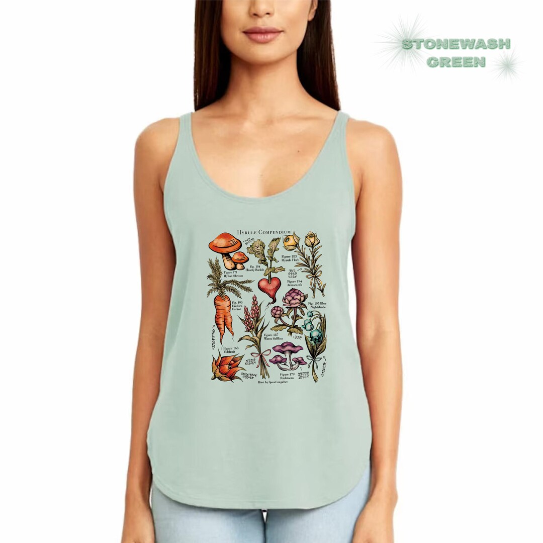 Hyrule Compendium Tank Top, Hyrule Korok Tank Top, Breath of the Wild ...