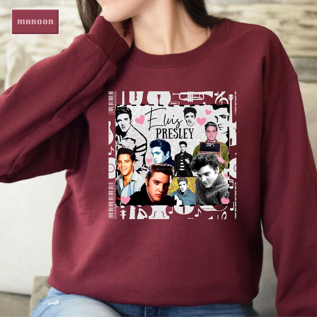 Elvis Presley Sweatshirt, Elvis Presley Collection Sweater, Elvis ...