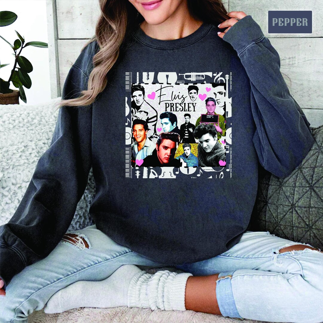 Elvis Presley Sweatshirt, Elvis Presley Collection Sweater, Elvis ...