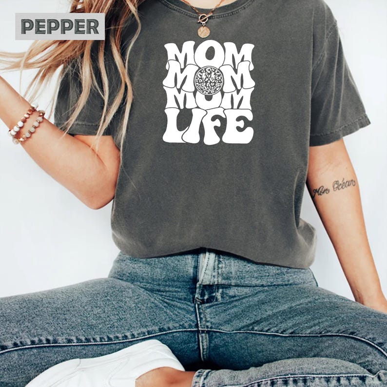 Mom Life Shirt, Mama Shirt, Mama T-shirt, Mother's Day Gift Tee, Trendy ...