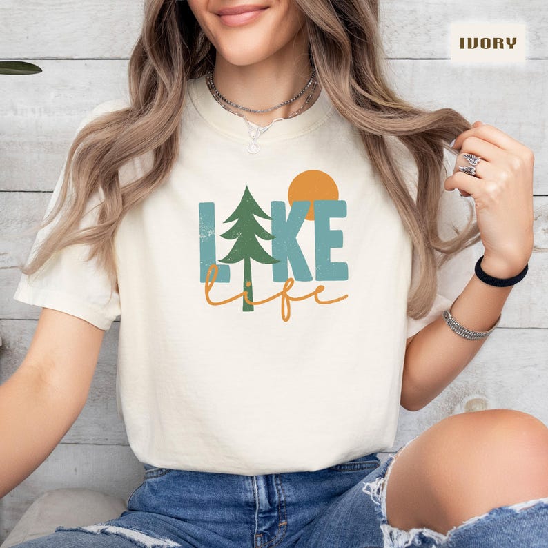 Lake Life Shirt, Summer Shirt, Beach Shirt, Lake Lover Gift, Lake Shirt ...